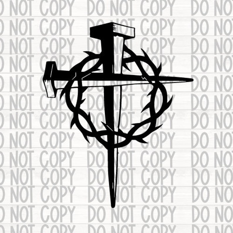 Nail Cross SVG, Cross Svg, Jesus Svg - Etsy Canada
