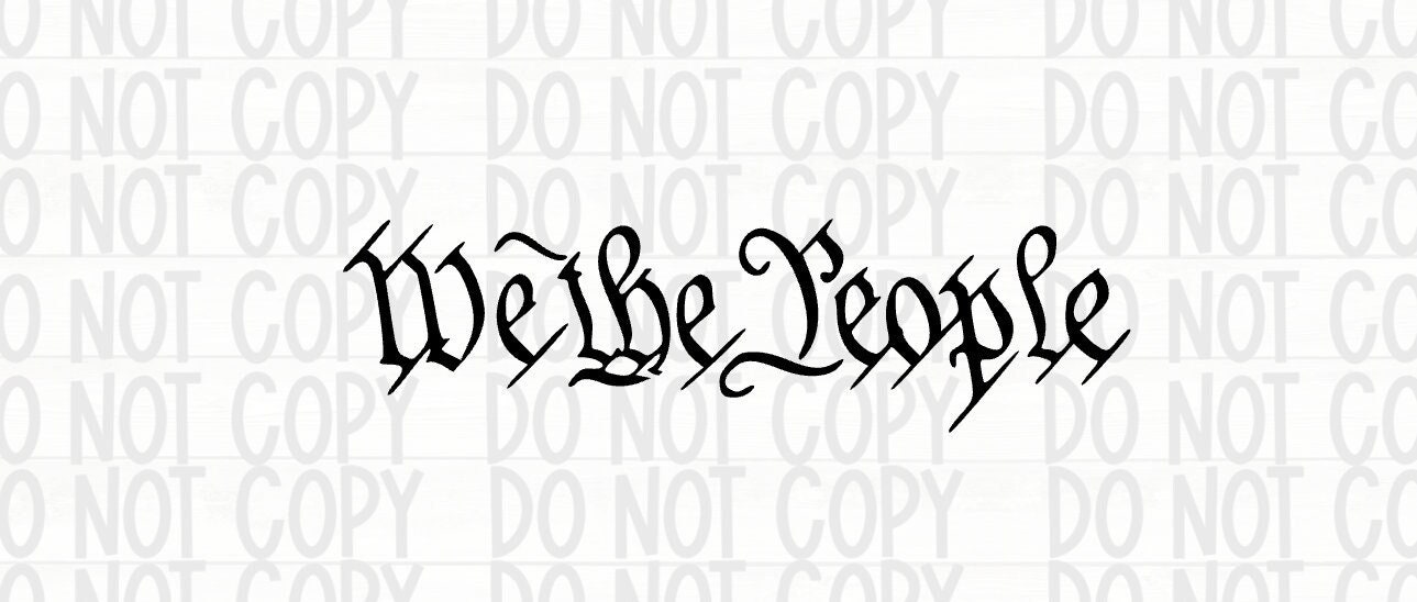 We the People Svg We the People American SVG Merica Svg - Etsy