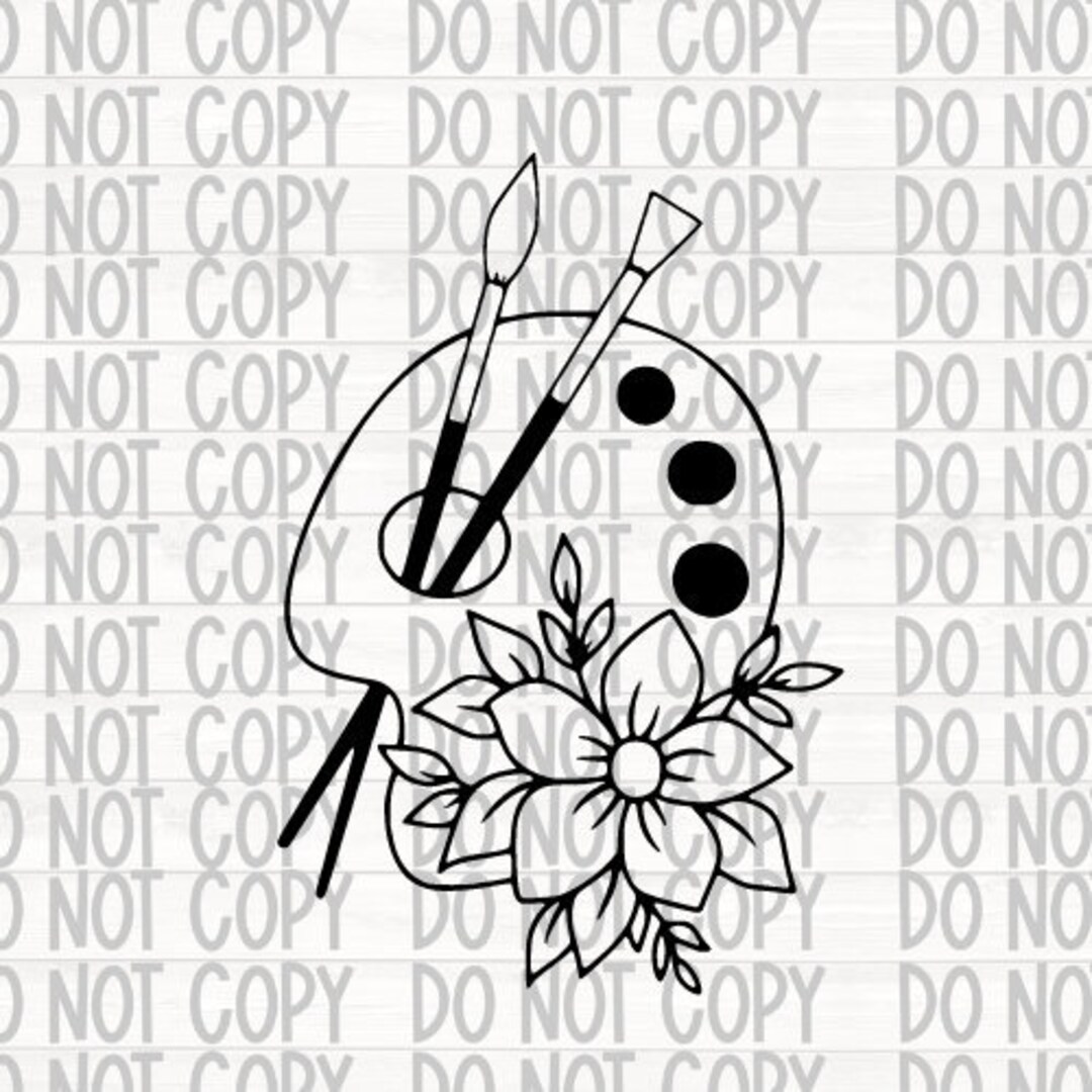 Paint Palette SVG, Artist, Paint SVG - Etsy