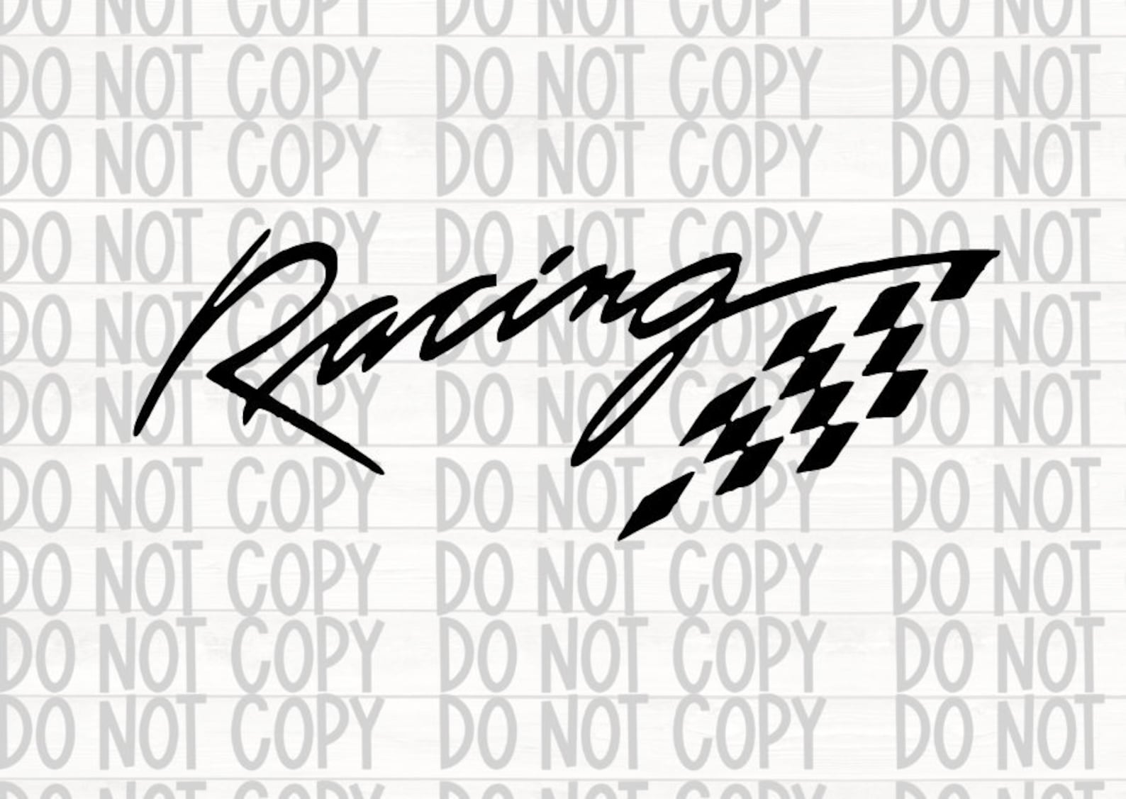 RACING SVG, Racing Font Svg, Racing Words - Etsy