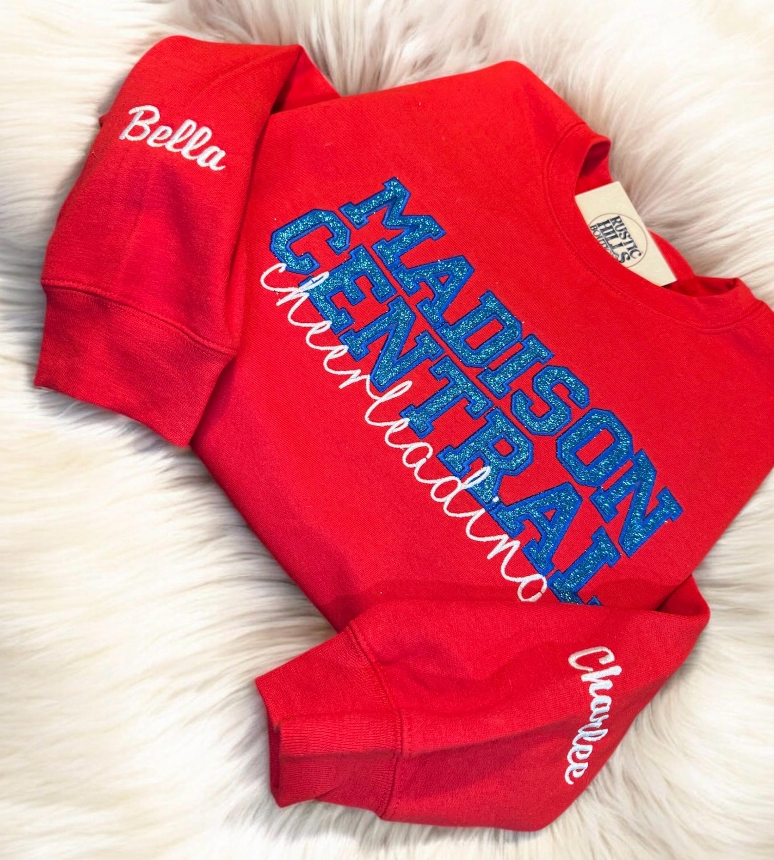 Custom School Spirit Sweatshirt – Personalized Cheer, Dance, or Sports ...