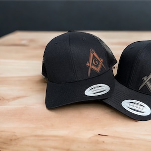 Mason Hat, Free Mason Hats Custom Leather Hat - Etsy