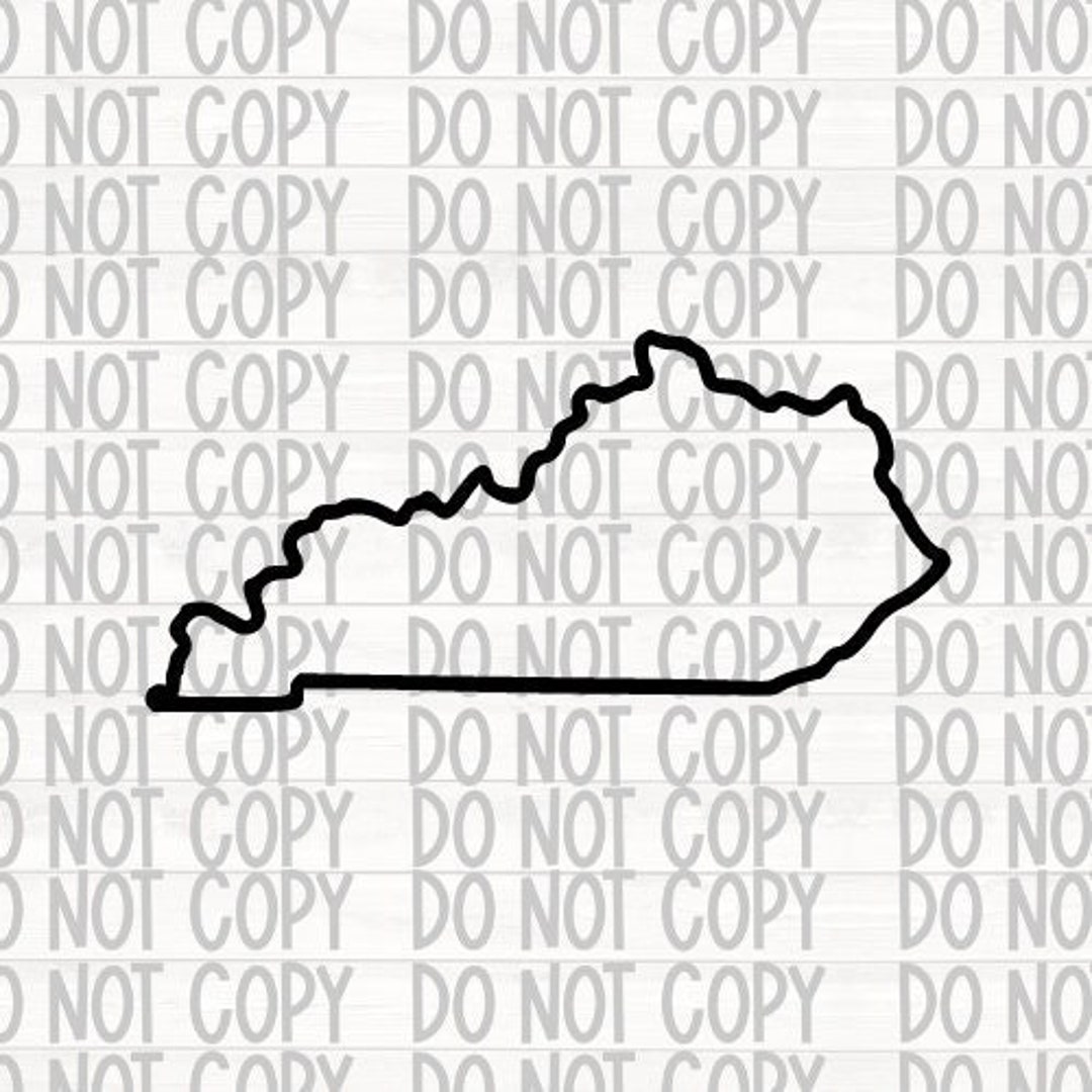 KY Outline SVG, Instant Download,ky State SVG - Etsy