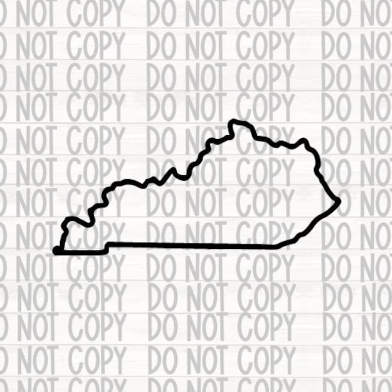 KY Outline SVG Instant Downloadky State SVG - Etsy