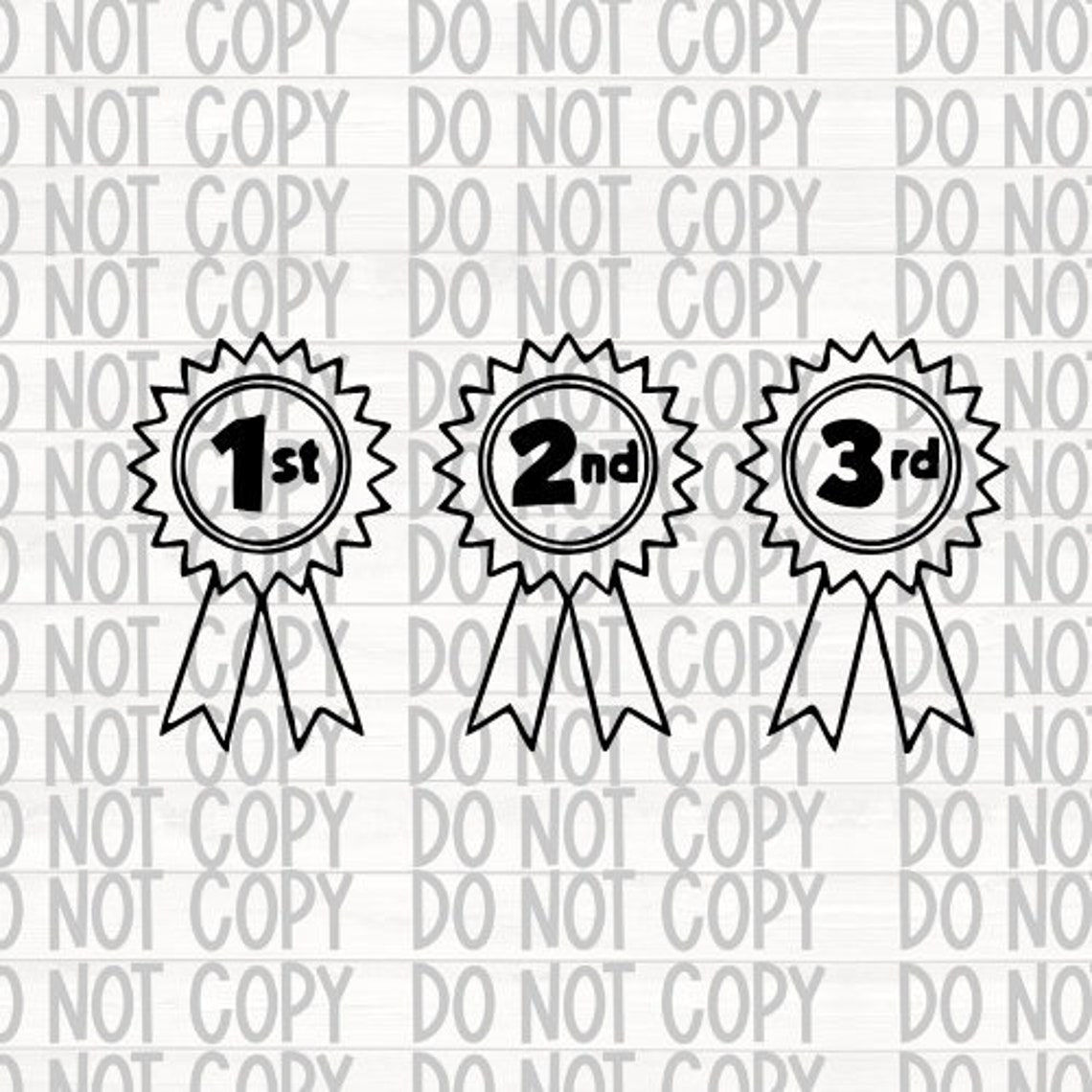 Prize Ribbons SVG, Instant Download,1st 2nd 3rd SVG - Etsy