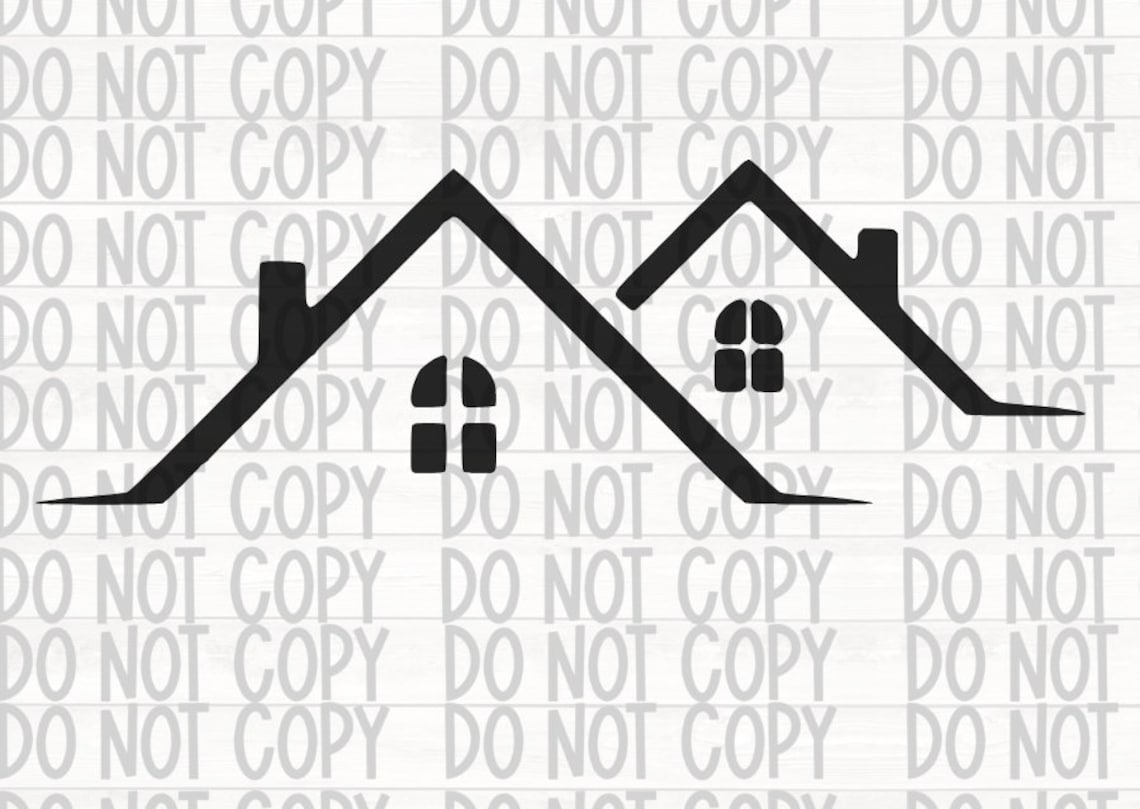 House SVG, Rooftop SVG, Construction Svg - Etsy