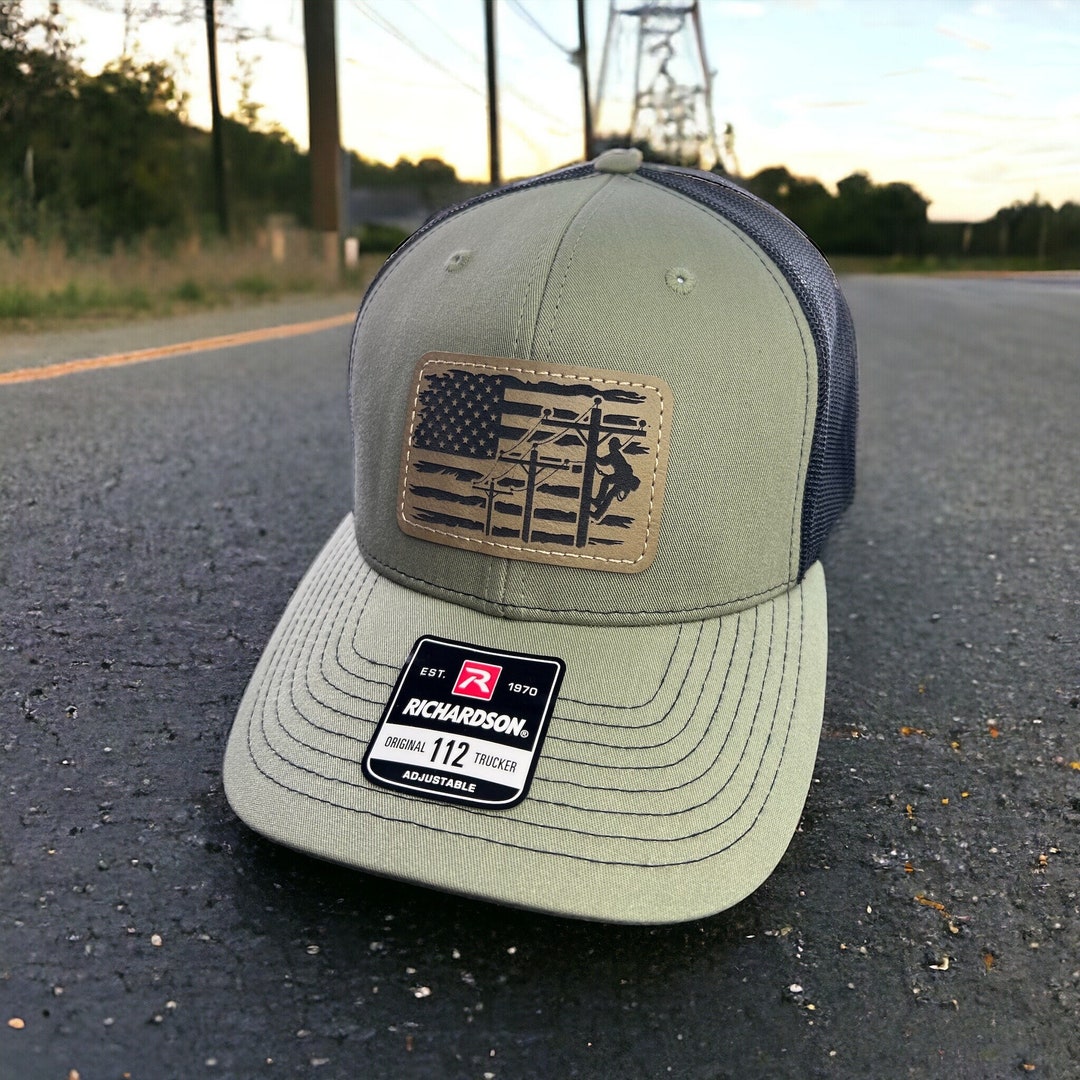 Lineman Hat,lineman Richardson 112 Trucker Hat, Lineworkers ,snapback ...