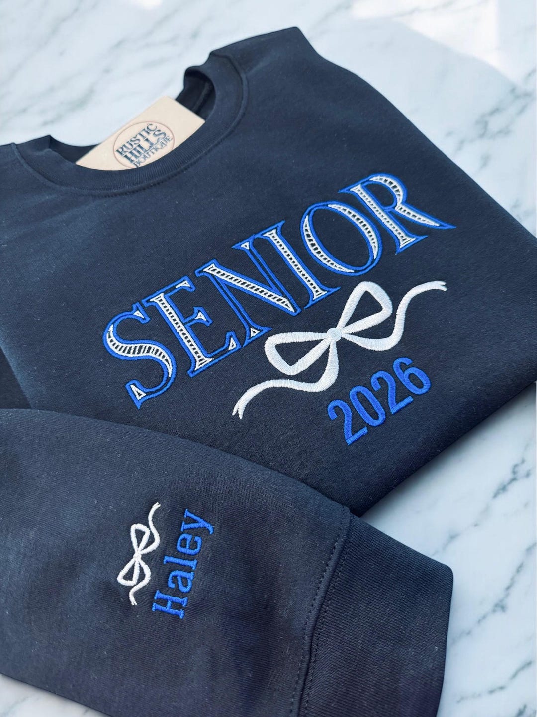 Embroidered Senior Sweatshirt, Senior 2026 Sweatshirt, Customized ...
