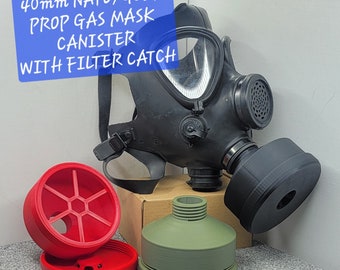 Prop GOST/NATO 40MM Gas Mask Filter for GP5, GP7, and Other Gas Masks ...