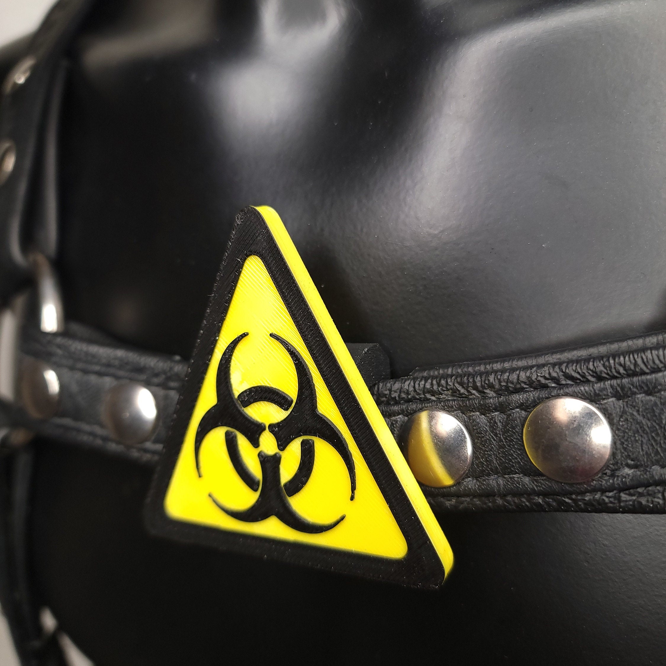 Biohazard Themed Chest Harness Emblem Symbol - Etsy