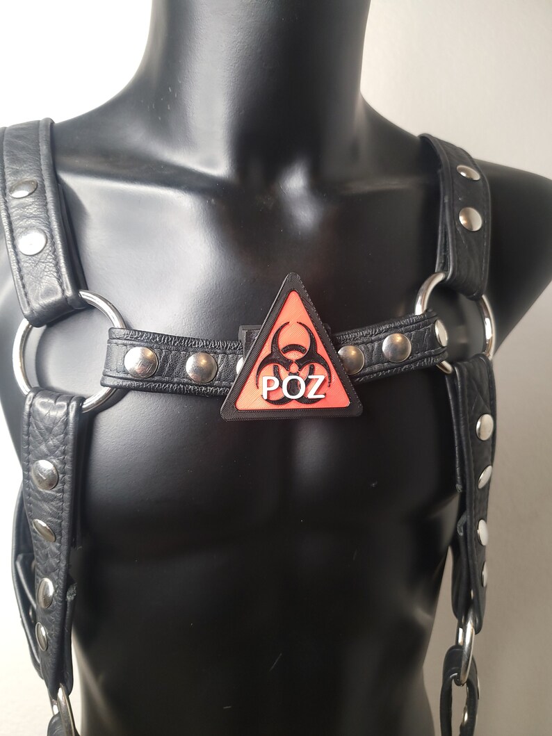 POZ Biohazard Themed Chest Harness Emblem Symbol the - Etsy