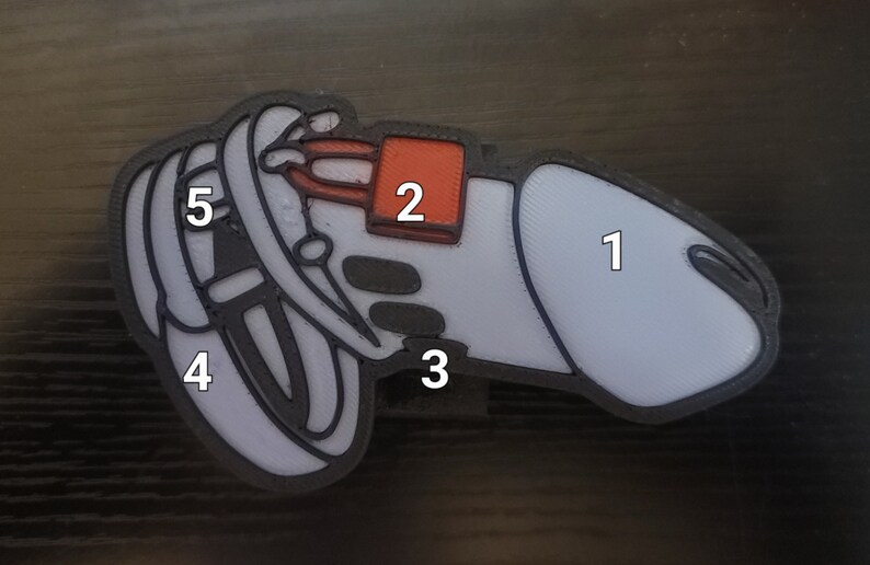 Chastity Cage Sub Themed Chest Harness Emblem Symbol : the - Etsy