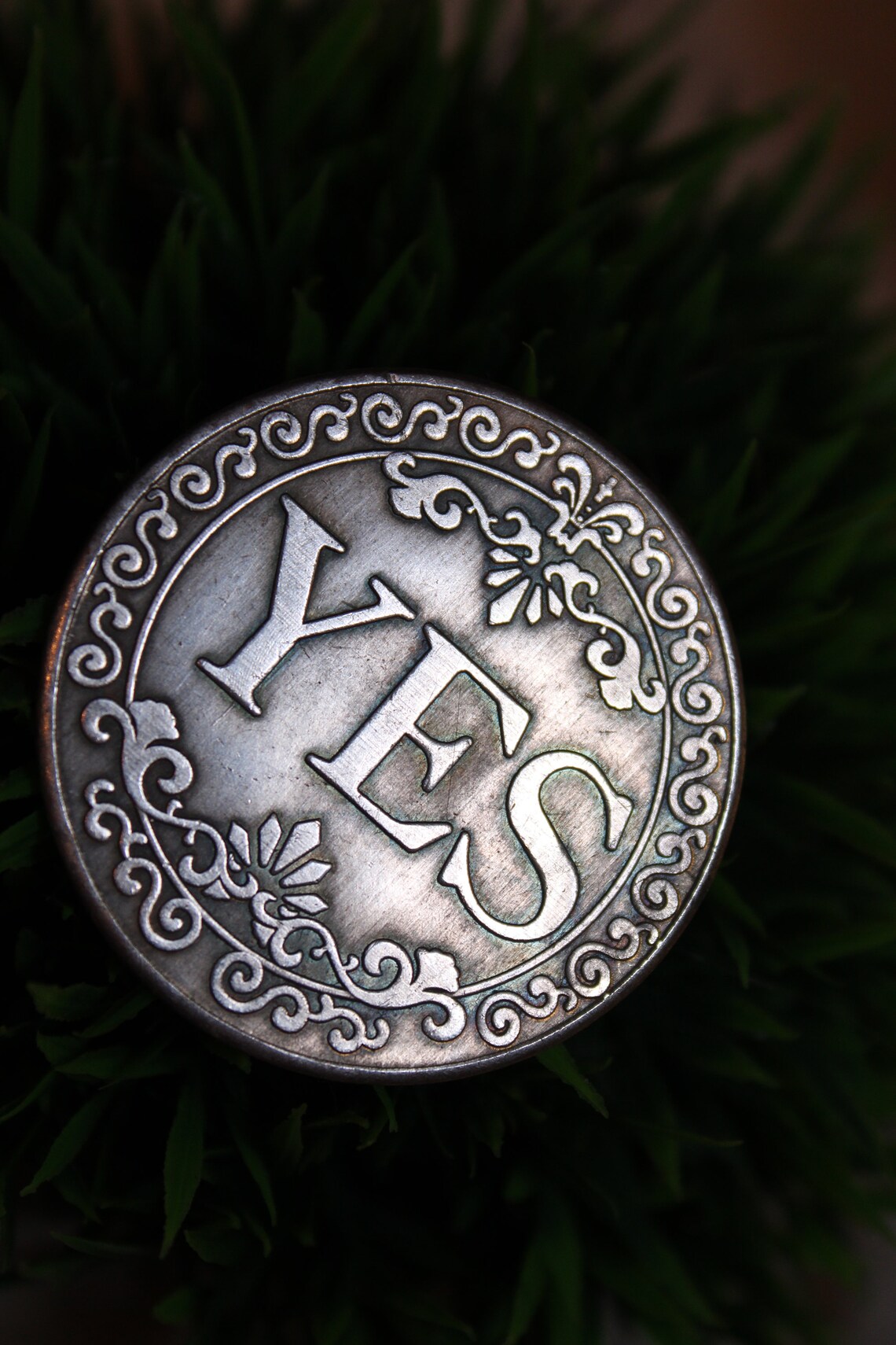 Divination Coin - Yes - No Answer - Lunasinn - Etsy