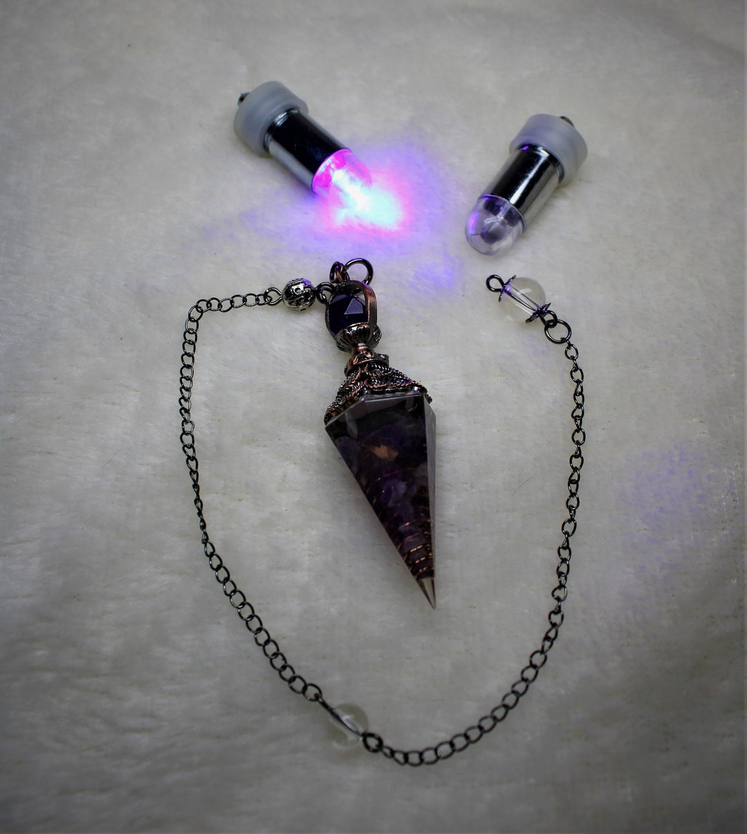 Pendulum and 2 Bullet Lights Mini Spirit Starter Kit - Etsy Finland
