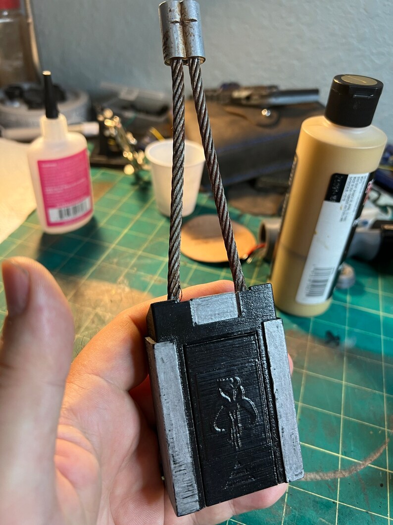 Mandalorian Inspired Tracking Fob - Etsy