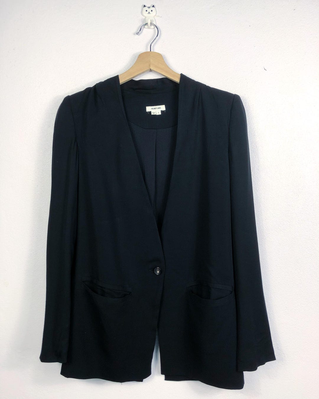 Rare Vintage Helmut Lang Blazer Suit Rayon/silk Made in USA - Etsy