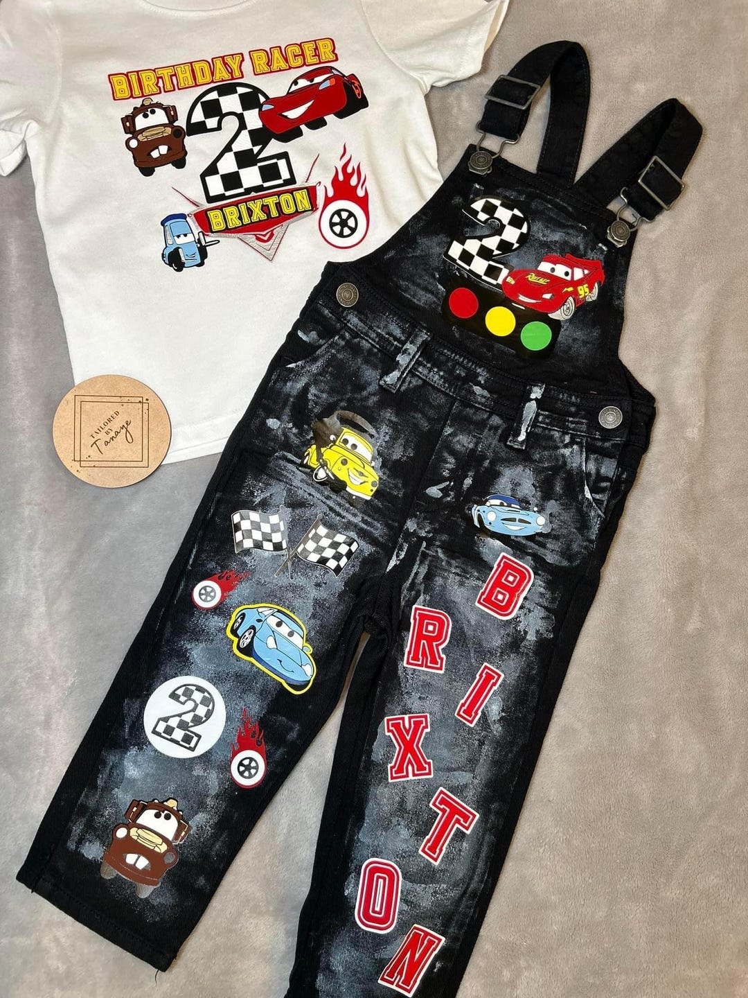 Cars Overalls - Etsy