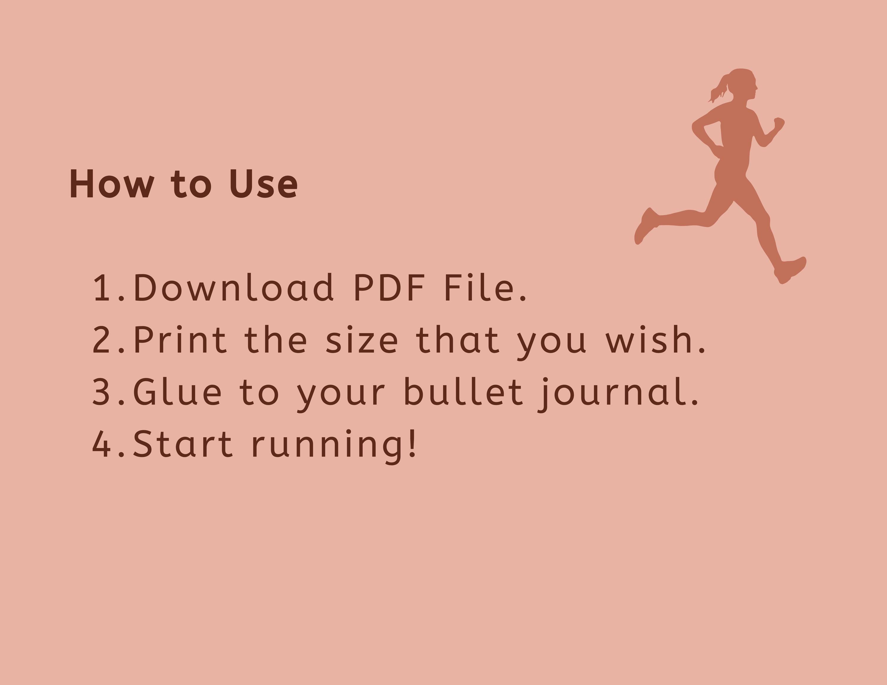 Beginner 5K Planner Printable | Weekly Running Tracker | Weekly Running ...