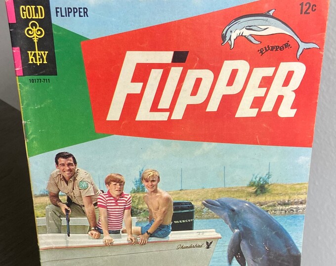 Vintage 1967 Flipper Comic Book by Gold Key / Flipper the Whale Comic ...