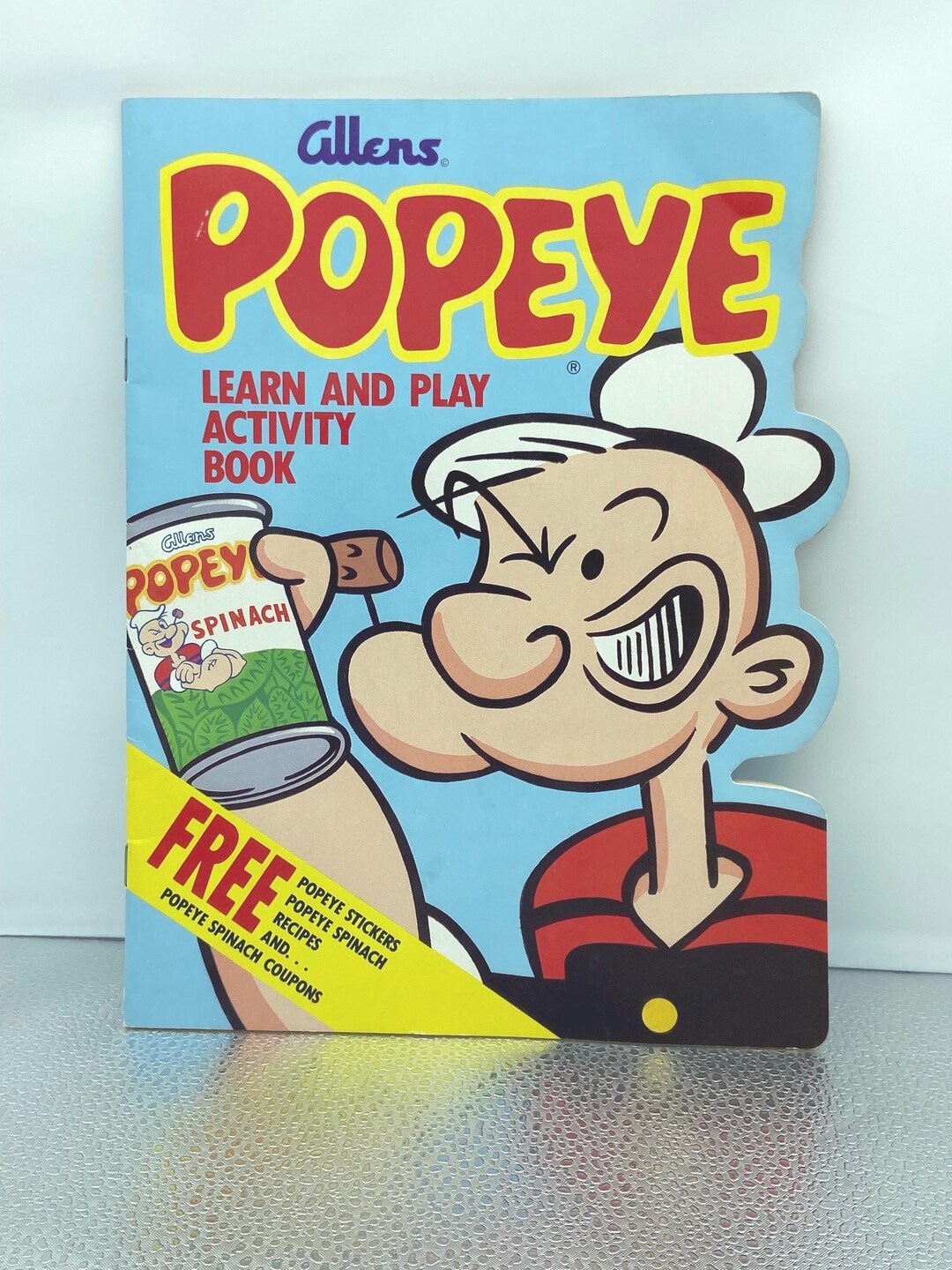 Vintage 1985 Popeye Activity Book: Unused Retro Cartoon Collectible - Etsy