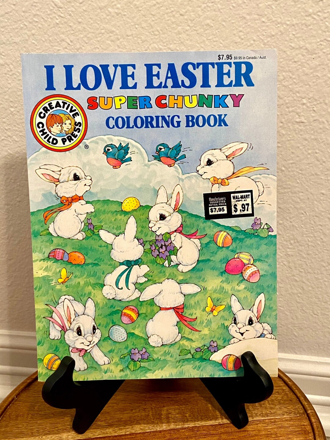 Vintage 1987 I Love Easter Super Jumbo Coloring Book / Vintage - Etsy
