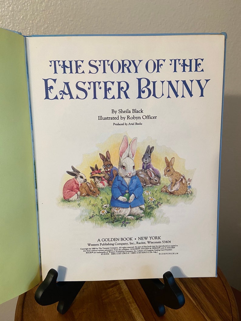 Vintage 1988 the Story of the Easter Bunny A Golden Book / Vintage ...