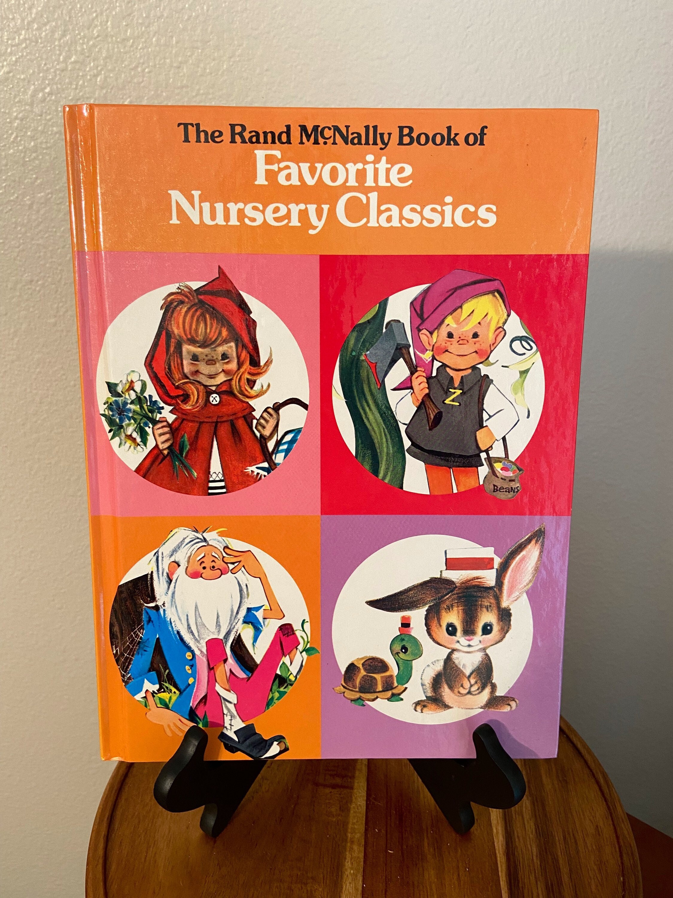 Vintage 1978 Rand Mcnally Book of Favorite Nursery Classics Big ...