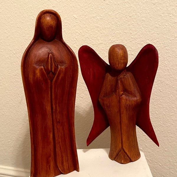 Carved Wood Figures - Etsy