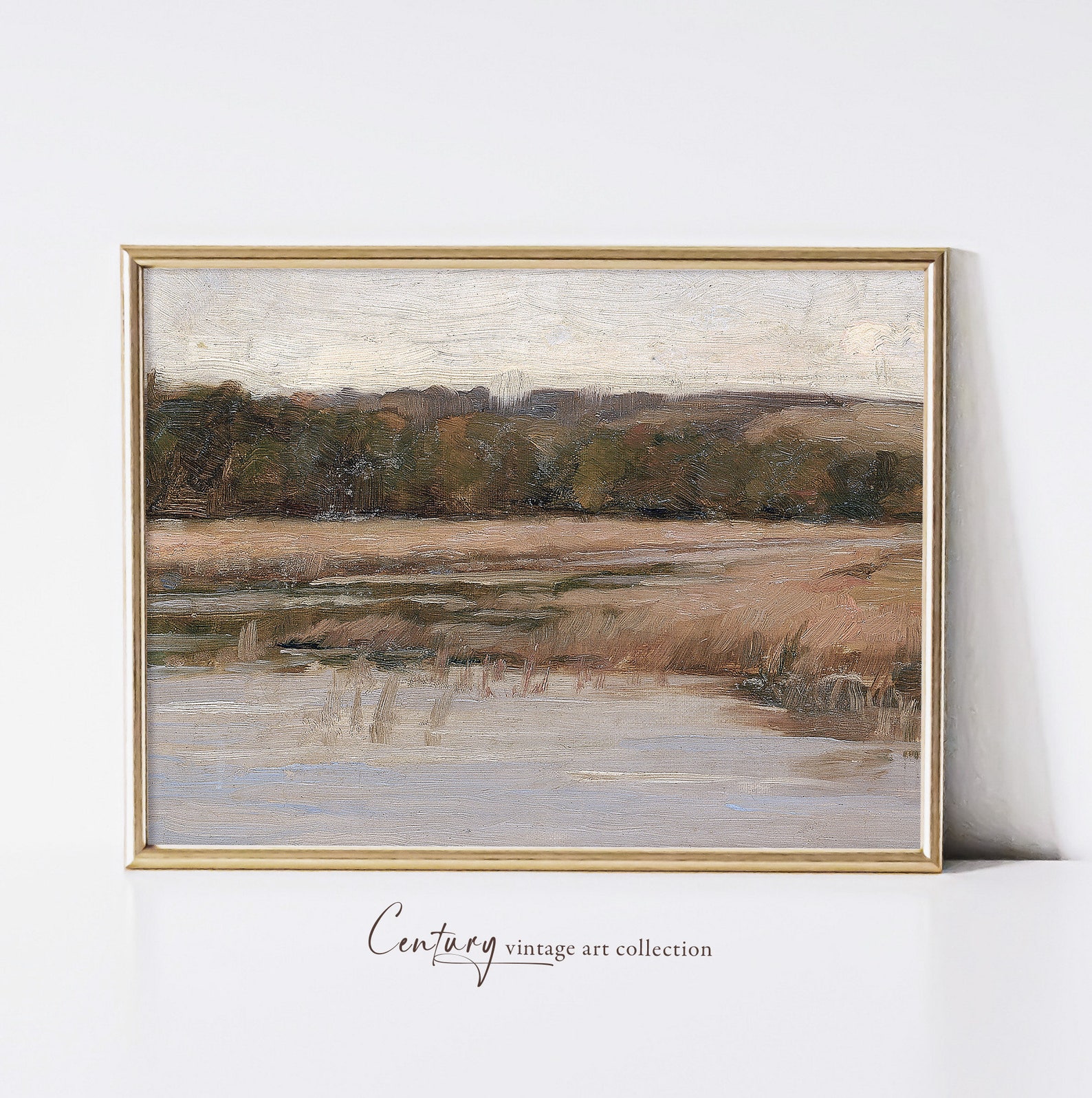 Muted Landscape Vintage Printable Art Download Early 20th Century ...