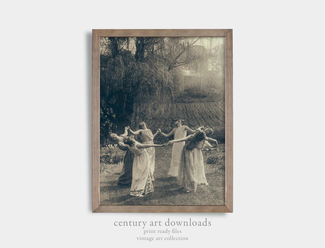 Witches Circle | Vintage Printable Art Download | 20th Century ...