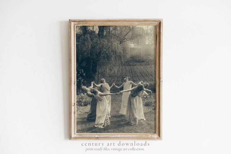 Witches Circle | Vintage Printable Art Download | 20th Century ...