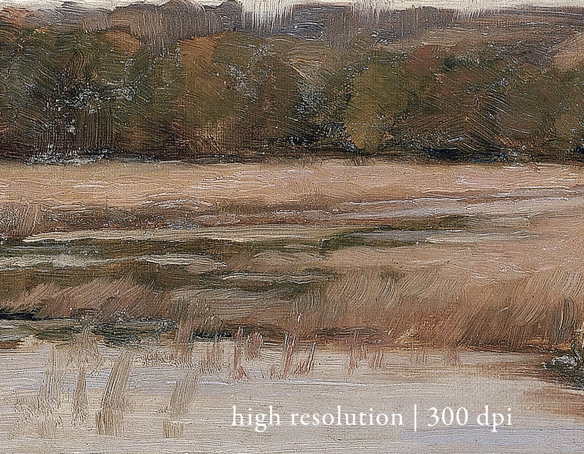 Muted Landscape Vintage Printable Art Download Early 20th Century ...