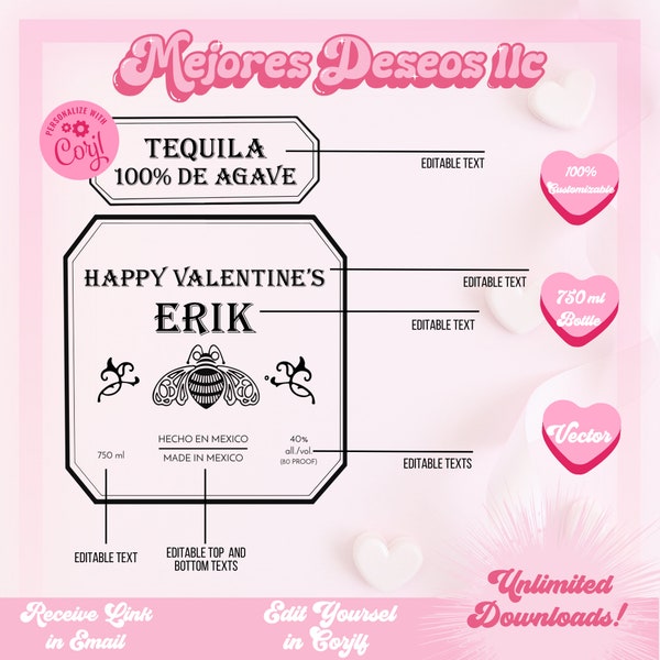 Patron Bottle - Etsy