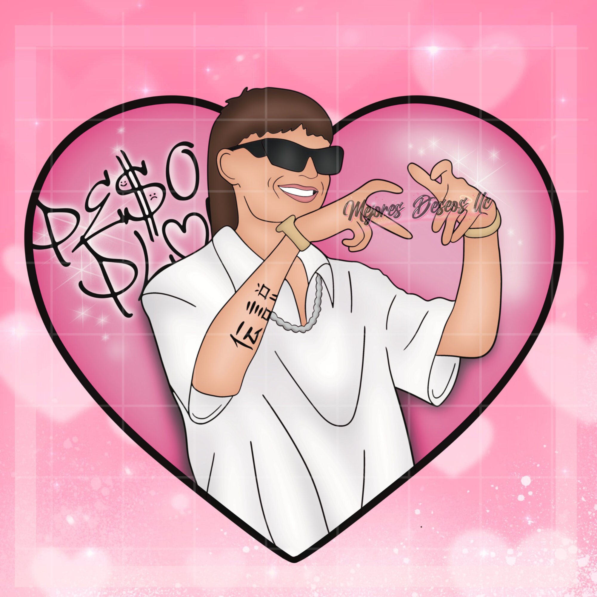 Peso Pluma PNG ONLY Peso Pluma Heart PNG Peso Pluma Clipart - Etsy Finland