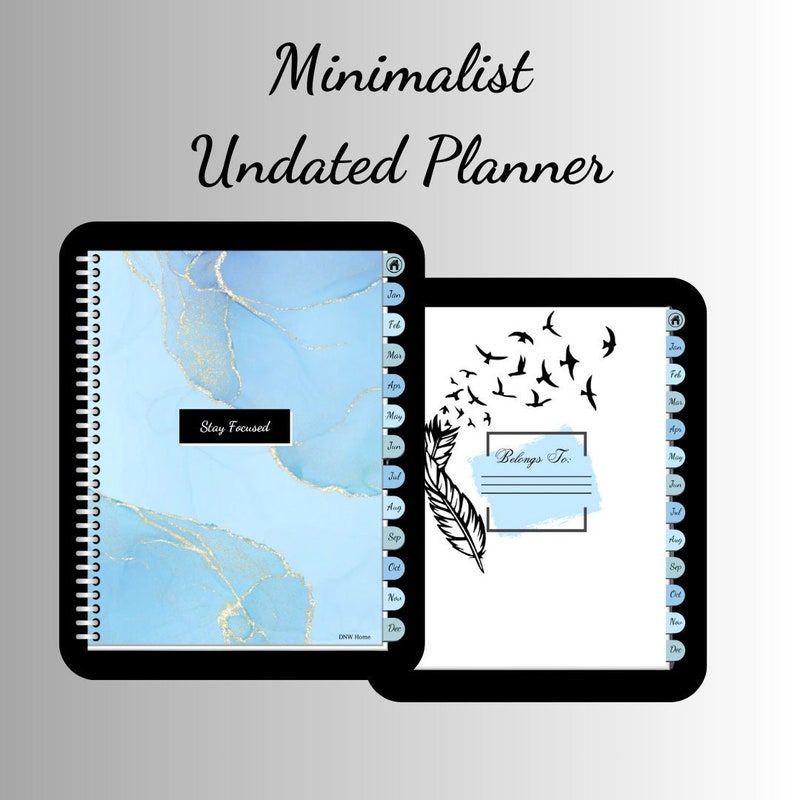 Undated Digital Planner - Etsy