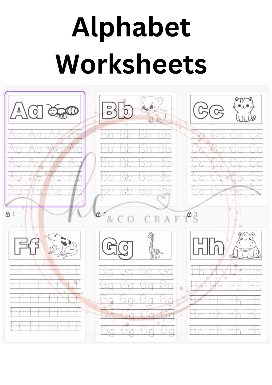 Kids Worksheet Bundle - Etsy