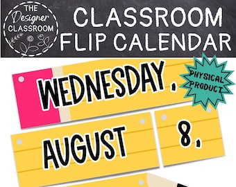 Classroom Flip Calendar - Etsy
