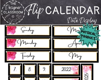 Completed Flip Calendar - Etsy
