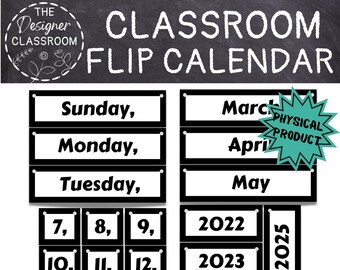 Classroom Decor Calendar - Etsy