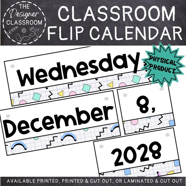 Retro Calendar - Etsy