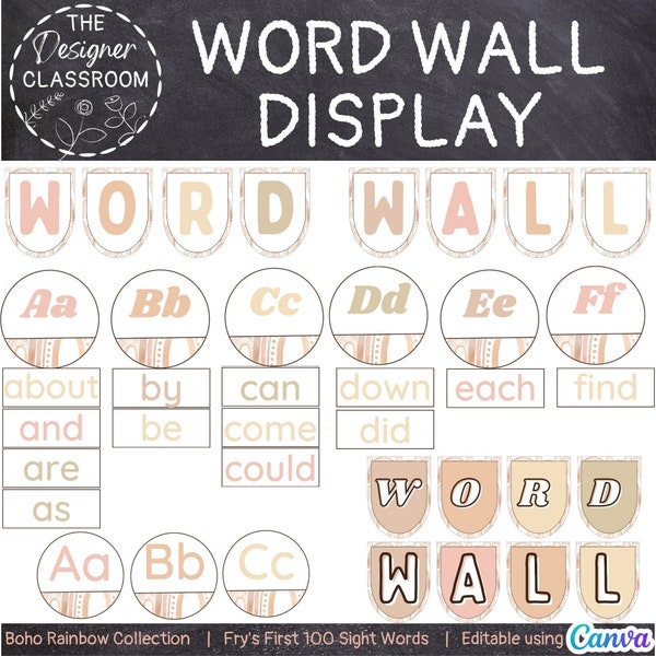 Word Wall - Etsy