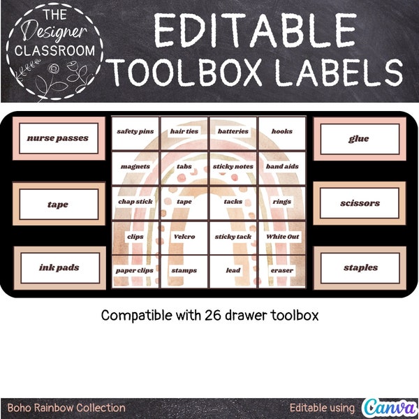 Teacher Toolbox - Etsy