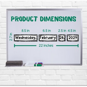 Composition Notebook Classroom Flip Calendar Laminated Black & White ...