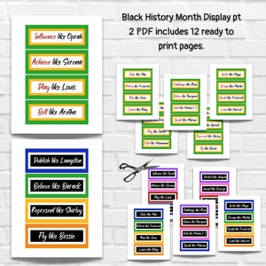 Black History Month Bulletin Board Display (digital Download) - Etsy