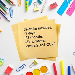 CLASSROOM FLIP CALENDAR Pastel Rainbow Calendar Set Classroom Decor - Etsy