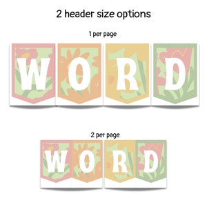 EDITABLE WORD WALL Display Pastel Flower Printable Sight Words High ...
