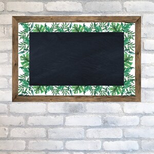 Greenery Leaves Bulletin Board Border | Plants Classroom Decor | | Farm ...
