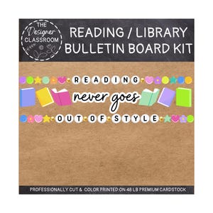 Reading Never Goes Out of Style Bulletin Board Kit | Friendship ...