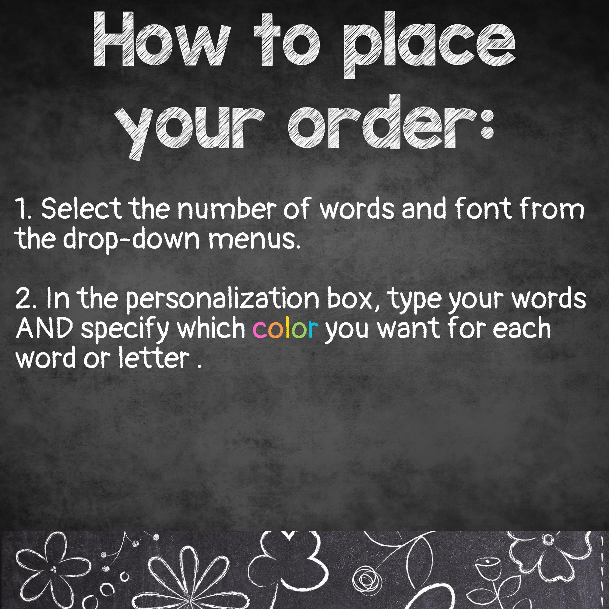 CUSTOM CURSIVE BULLETIN Board Letters | 8 Inch | Classroom Décor ...