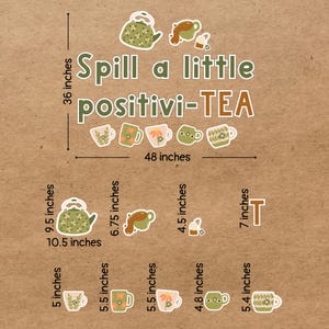 POSITIVI-TEA Bulletin Board Kit | Tea Party Theme School Decor | Floral ...